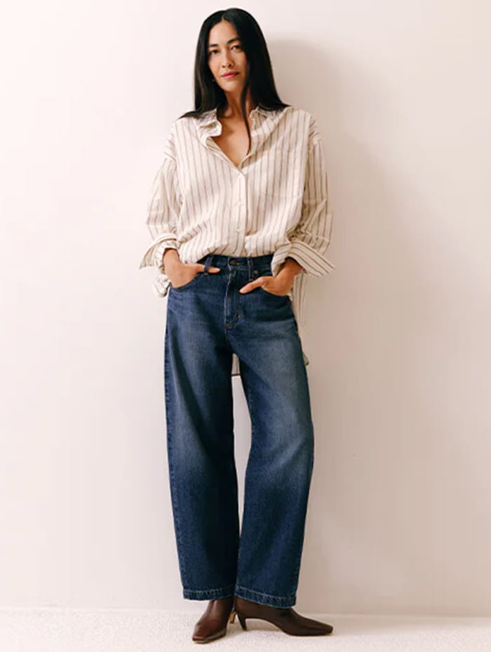 Trilogy Stores | How to Style Barrel Leg Jeans